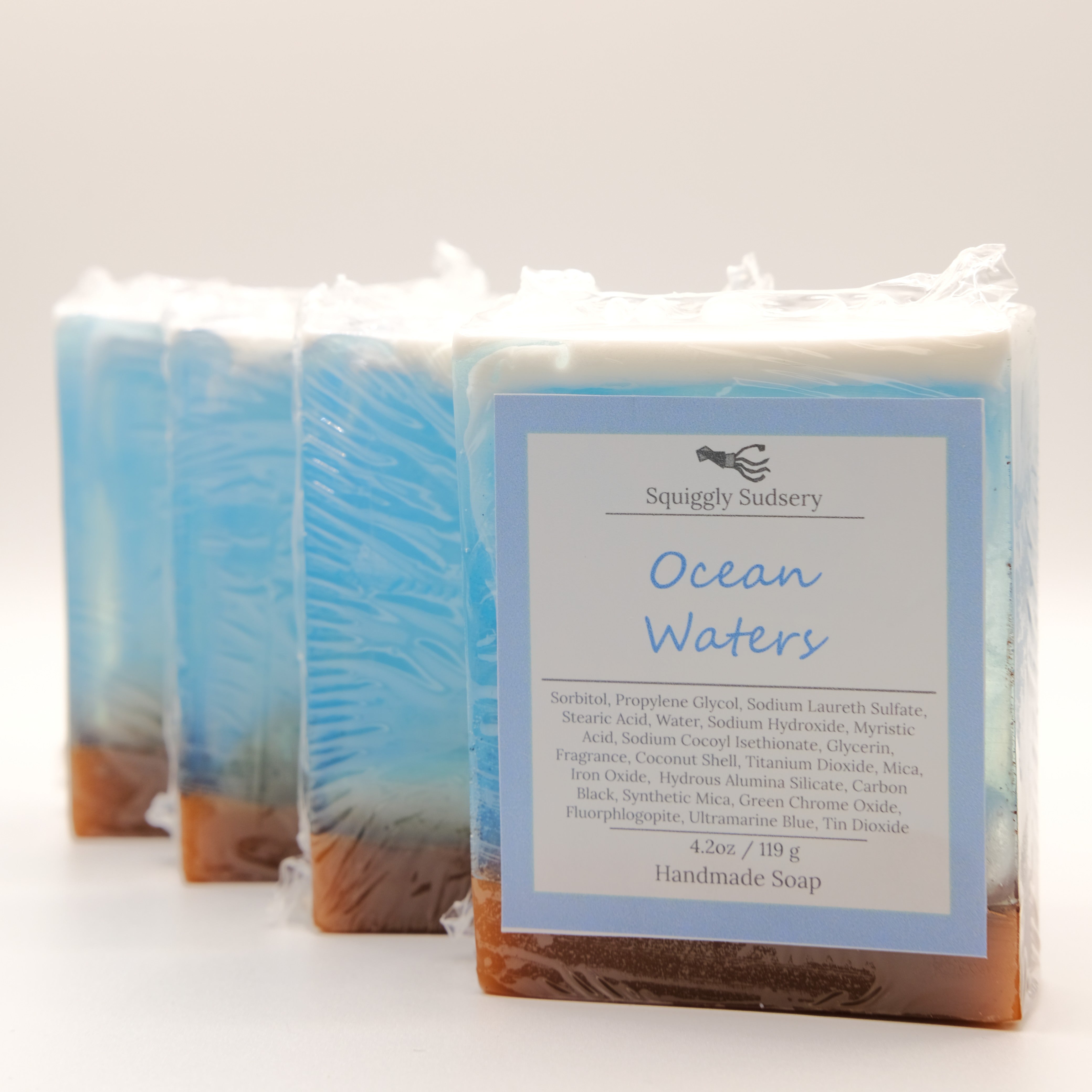 Ocean Waters Rectangle Soap – Squiggly Sudsery